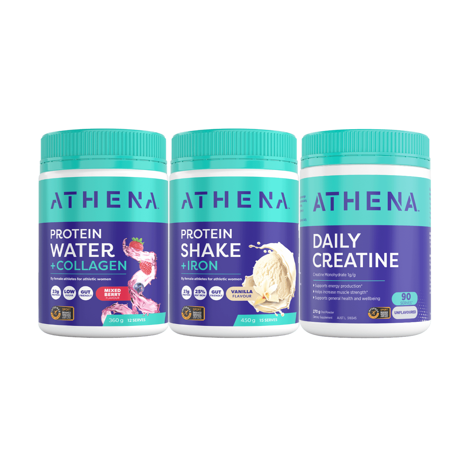 Powders Stack – Athena Nutrition
