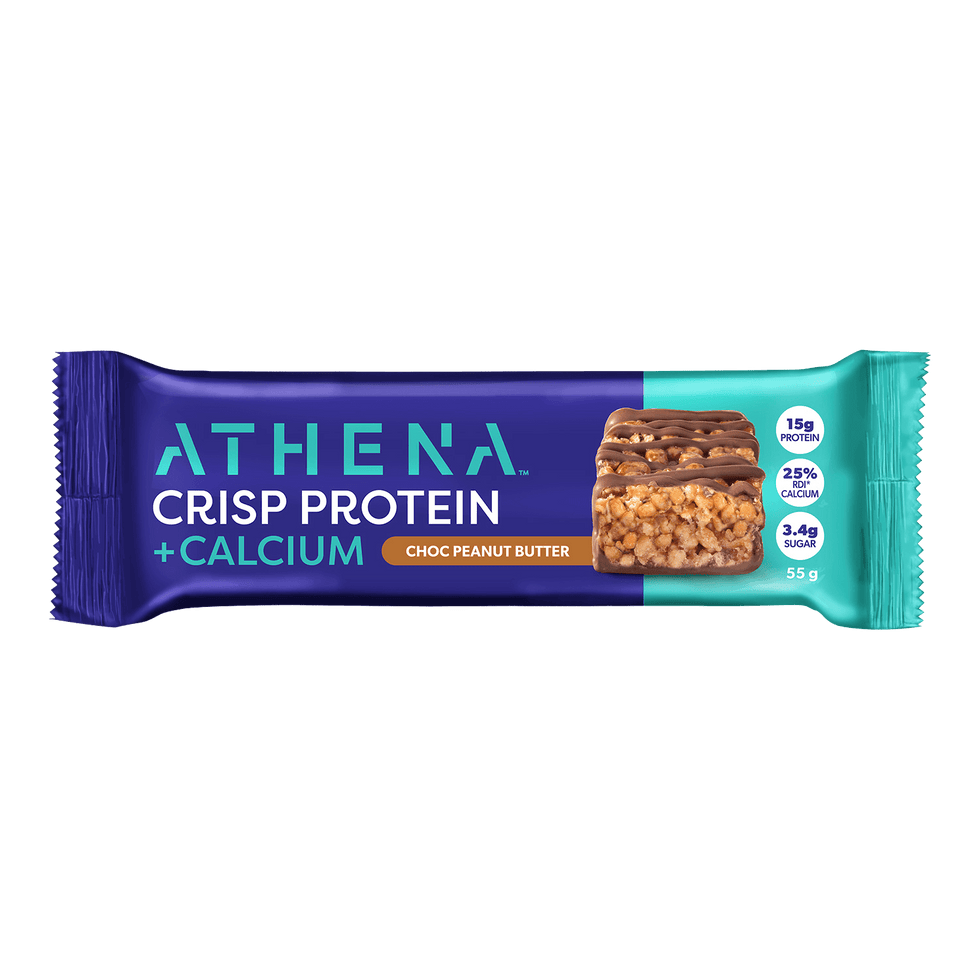 Crisp Protein + Calcium (Box of 12 Bars) – Athena Nutrition