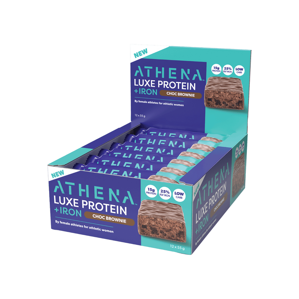 Luxe Protein + Iron (Box of 12 Bars) – Athena Nutrition