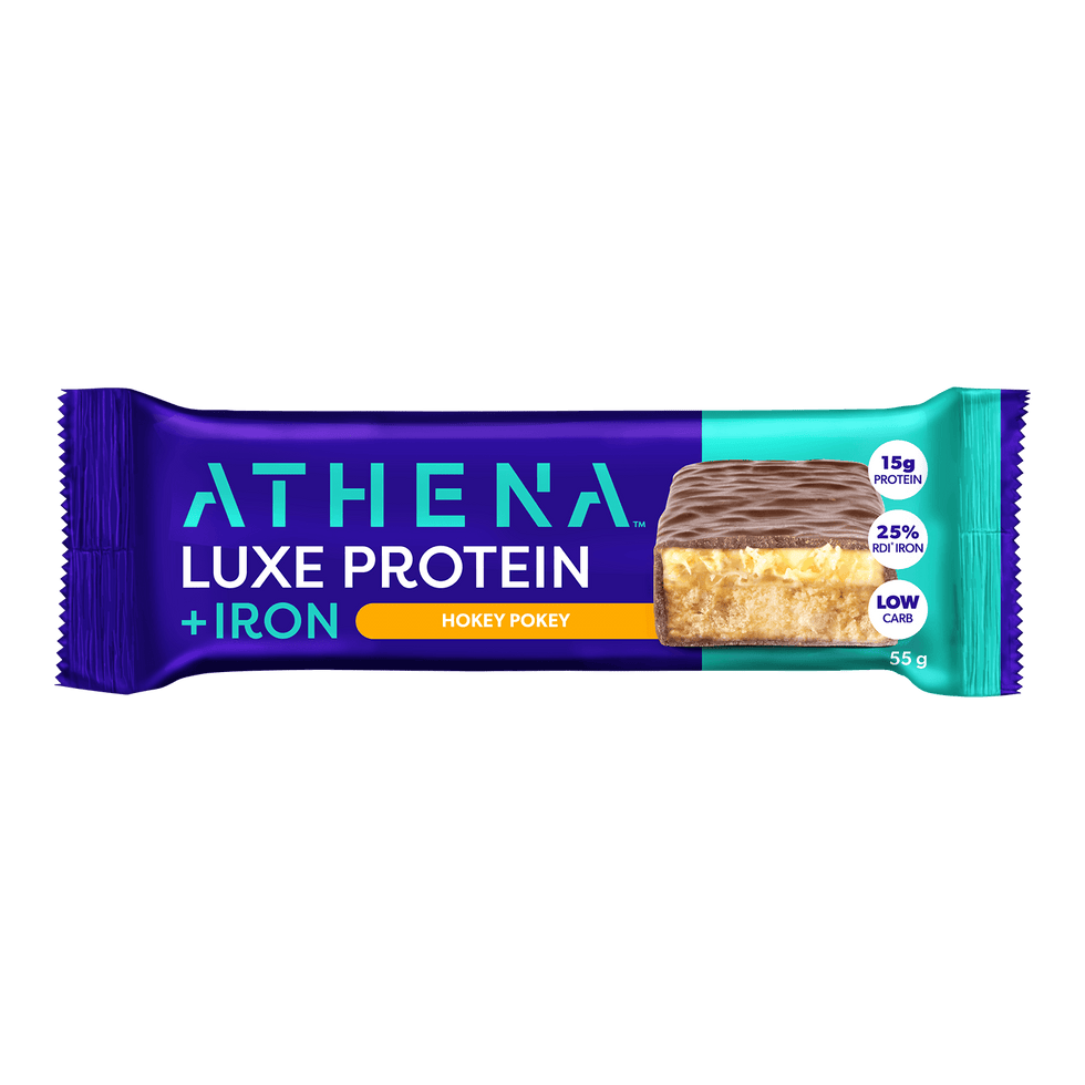 Luxe Protein + Iron (Box of 12 Bars) – Athena Nutrition