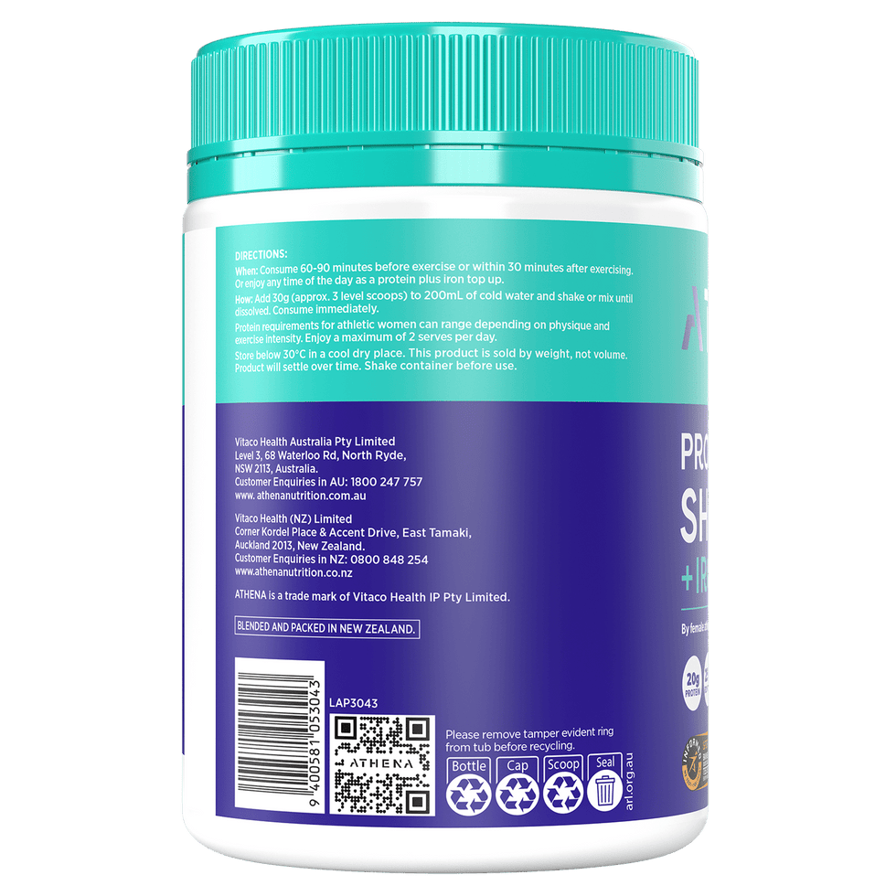 Protein Shake + Iron – Athena Nutrition